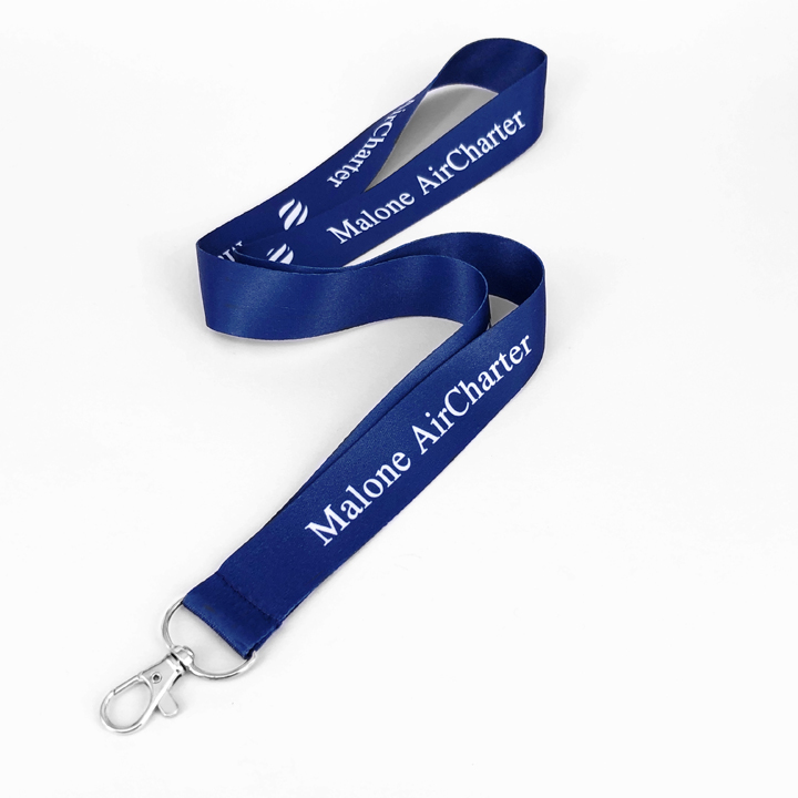 Custom 1" Double-Sided Lanyard with One-Color Logo Print ...