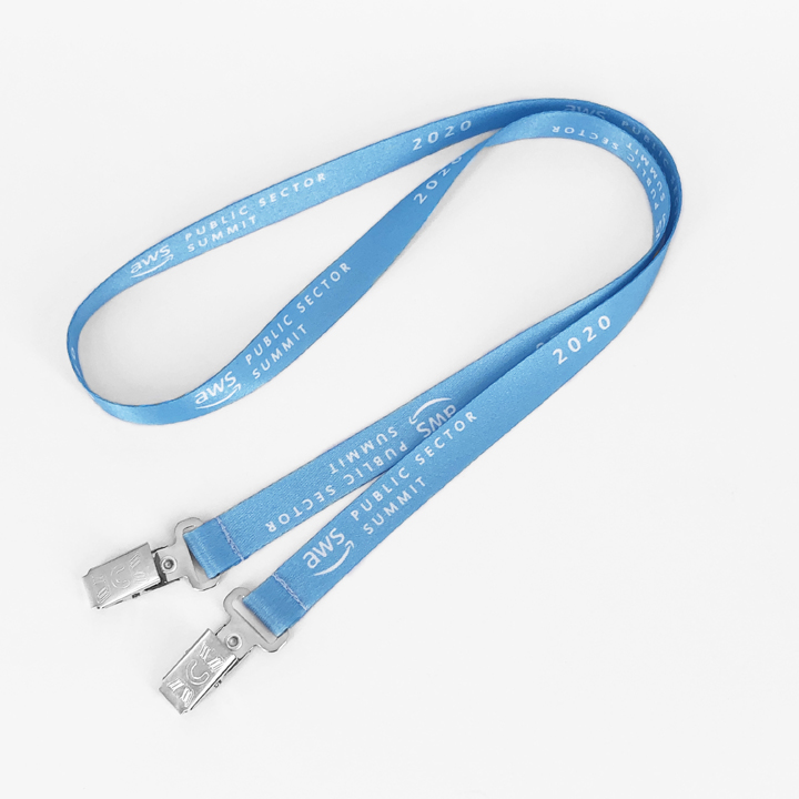 Customizable 5/8" Double-Ended Logo Lanyard with One-Color Print - Free ...