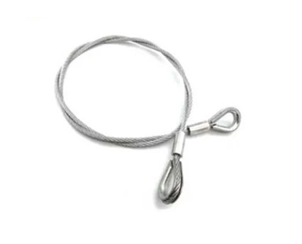 Heavy Duty Wire Rope Eye Grommet Sling 3/8" - 1" – Galvanized Steel ...